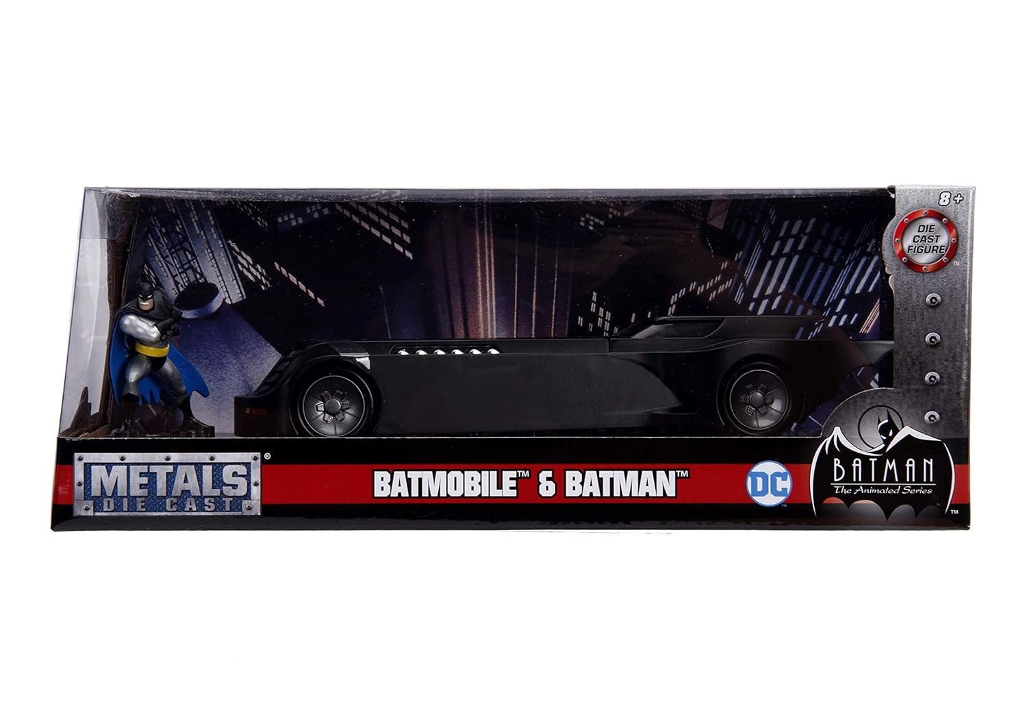 Jada 1:24 Metal Batmobile with Batman Figure, Pack of 1, Black ...