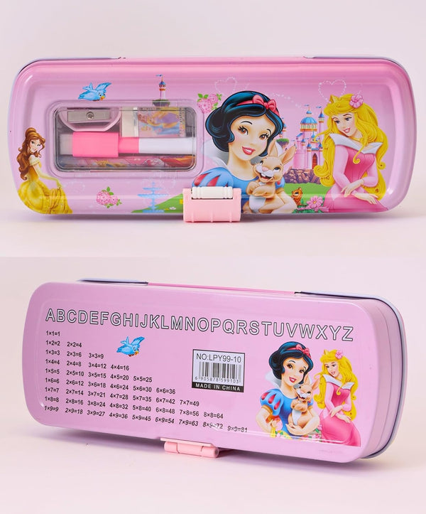 Girls Double-Decker Metal Pencil Box Geometry Set – Cocoland Toys