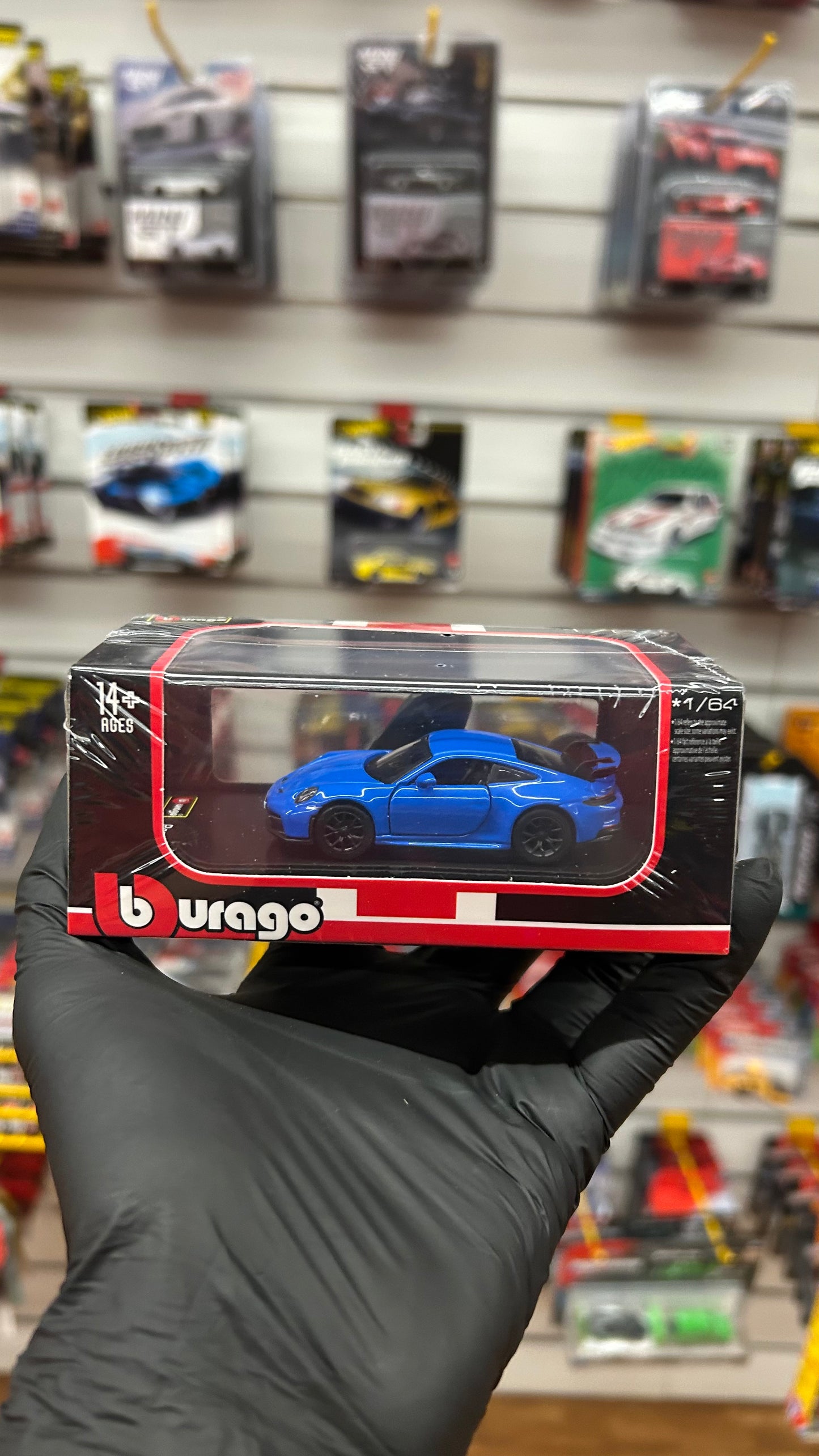 Burago 1/64 Porsche 911 GT3 Blue – Cocoland Toys